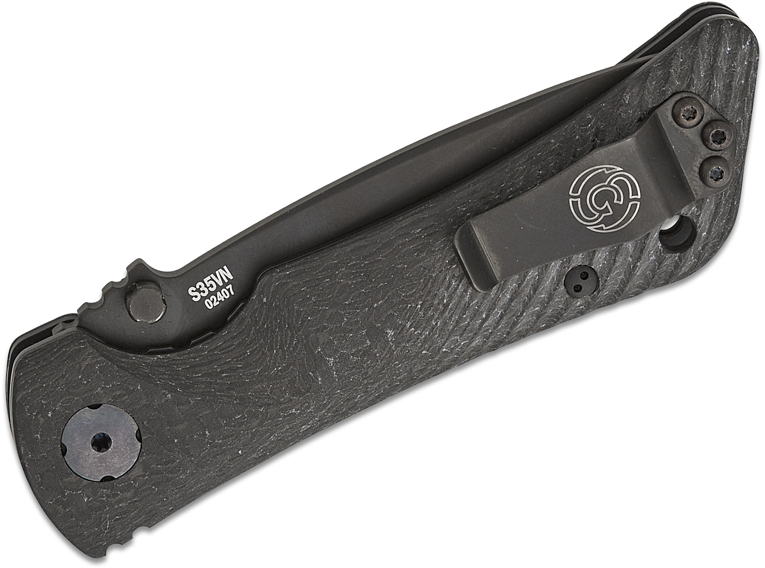 Southern Grind Spider Monkey Liner Lock Folding Knife 3.25" S35VN Black ...