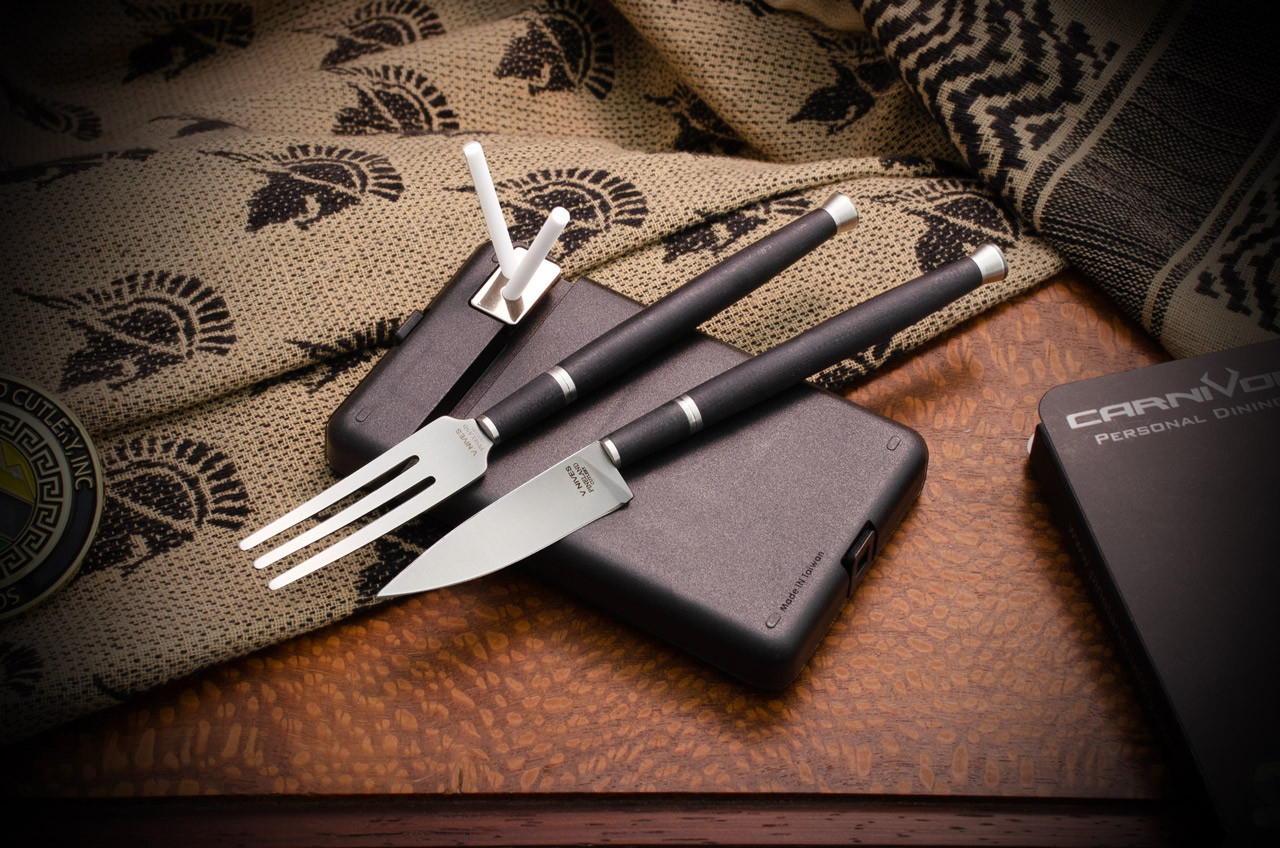 Spartan Blades/V Nives Carnivore Personal Dining Set, VG-10 Stainless ...