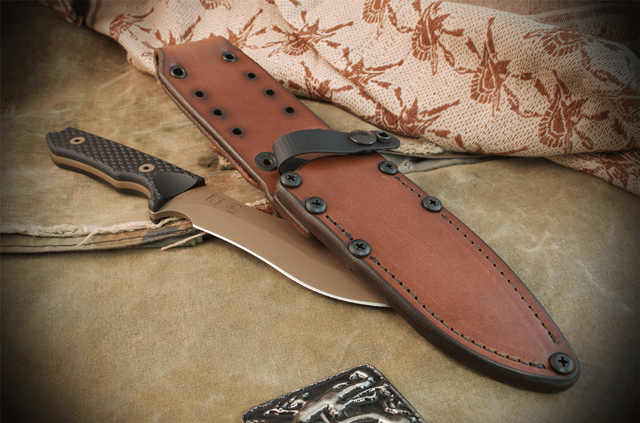 Spartan Blades Chattanooga Leatherworks Brown Leather IWB Sheath for ...