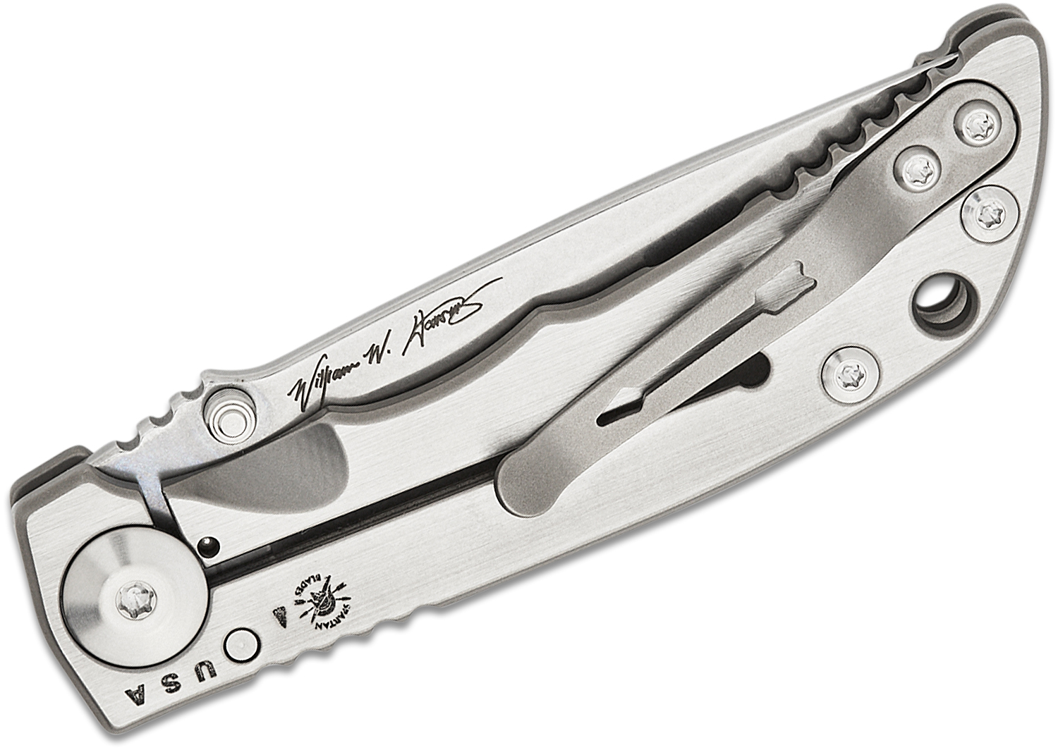 Spartan Blades Custom SHF Harsey Folding Knife 3.25" S45VN Stonewashed ...