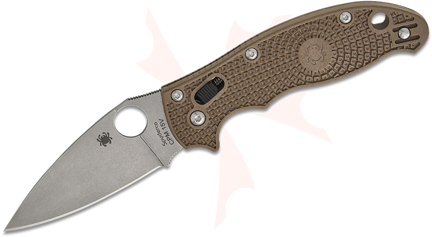 Spyderco Manix 2 Lightweight Sprint Run Folding Knife 3.37" CPM-15V ...