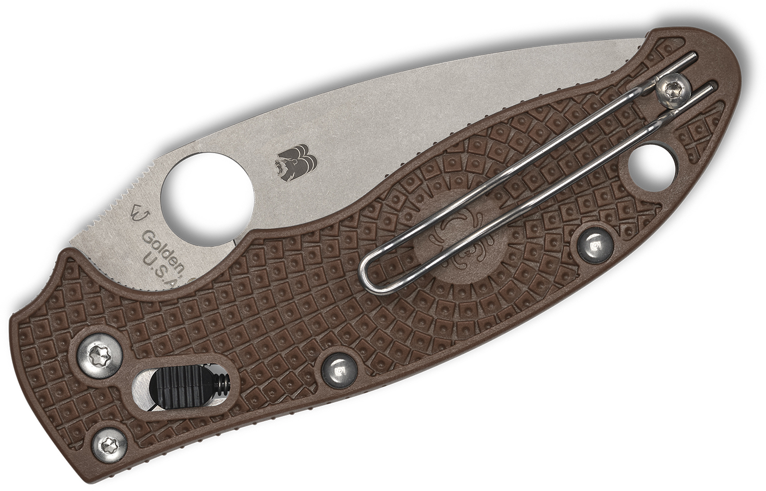 Spyderco Manix 2 Lightweight Sprint Run Folding Knife 3.37" CPM-15V ...