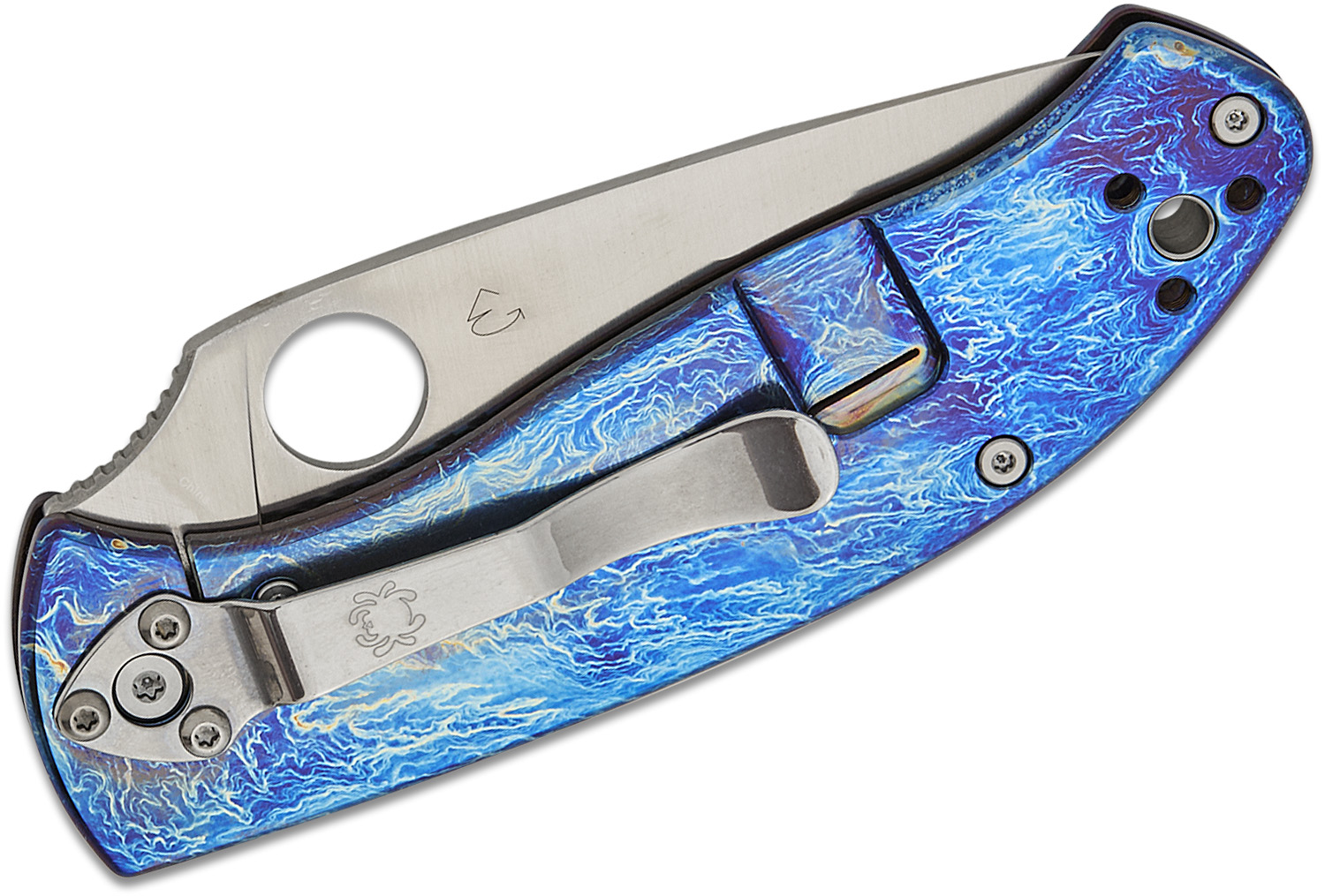 Spyderco Tenacious Frame Lock Folding Knife 3.35" D2 Satin Plain Blade ...