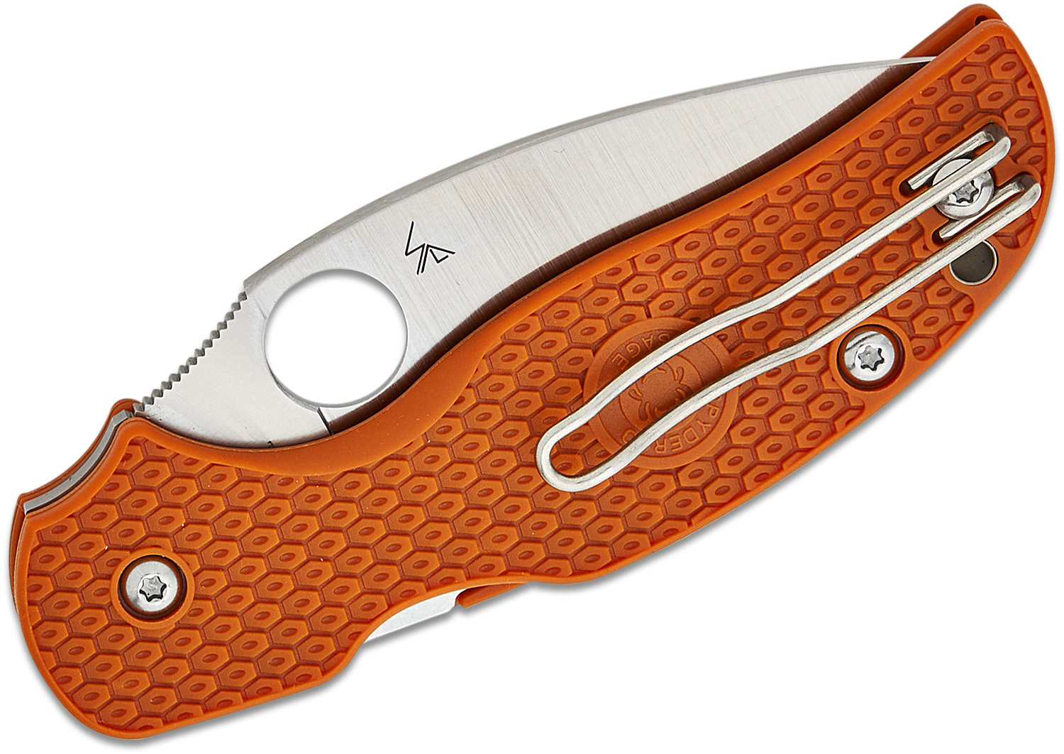 Spyderco Sage 5 Lightweight Compression Lock Folding Knife 3" CPM-REX 121 Satin Blade, Burnt ...