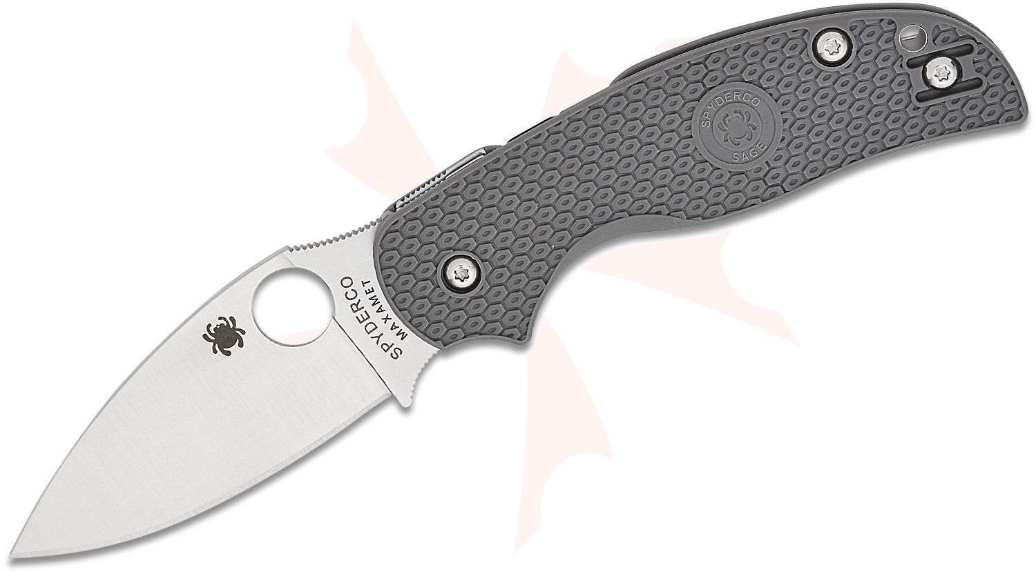 Spyderco Sage 5 Lightweight Compression Lock Folding Knife 3" Maxamet ...