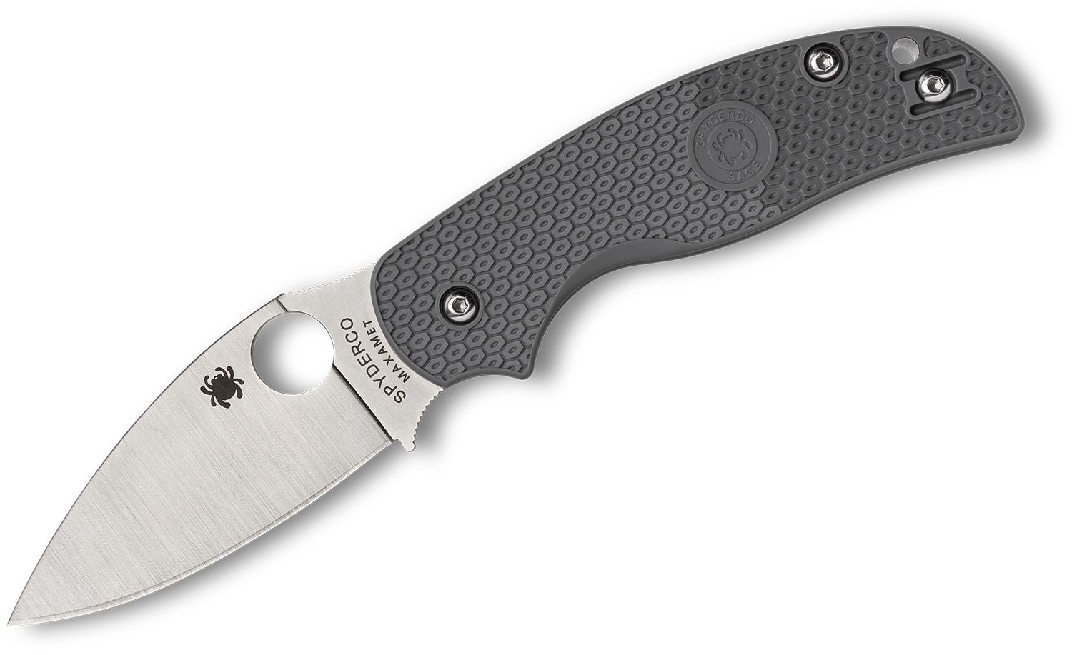 Spyderco Sage 5 Lightweight Compression Lock Folding Knife 3" Maxamet ...