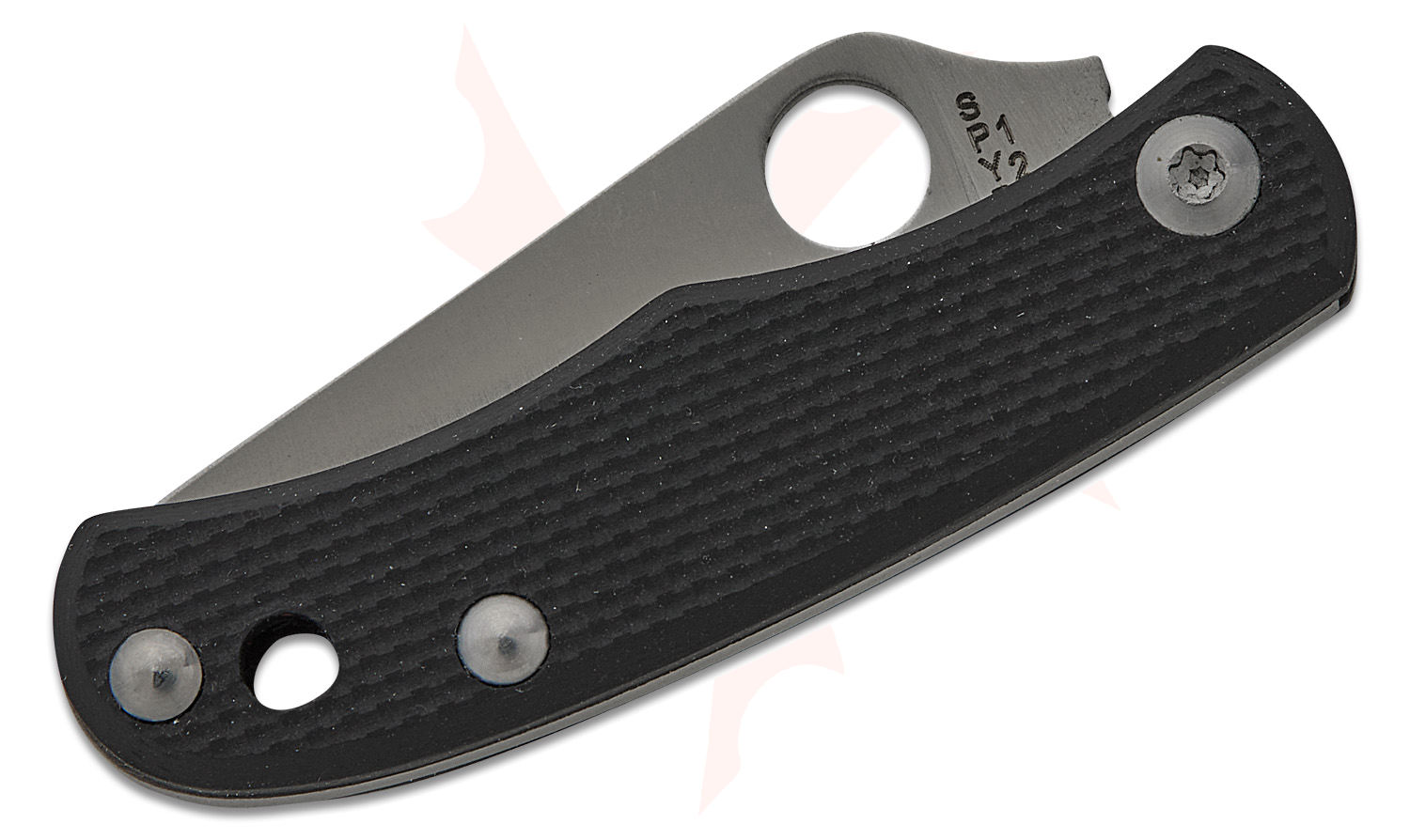 Spyderco Bug Micro-Size Slipjoint Folding Knife 1.27" 12C27 Satin Plain ...