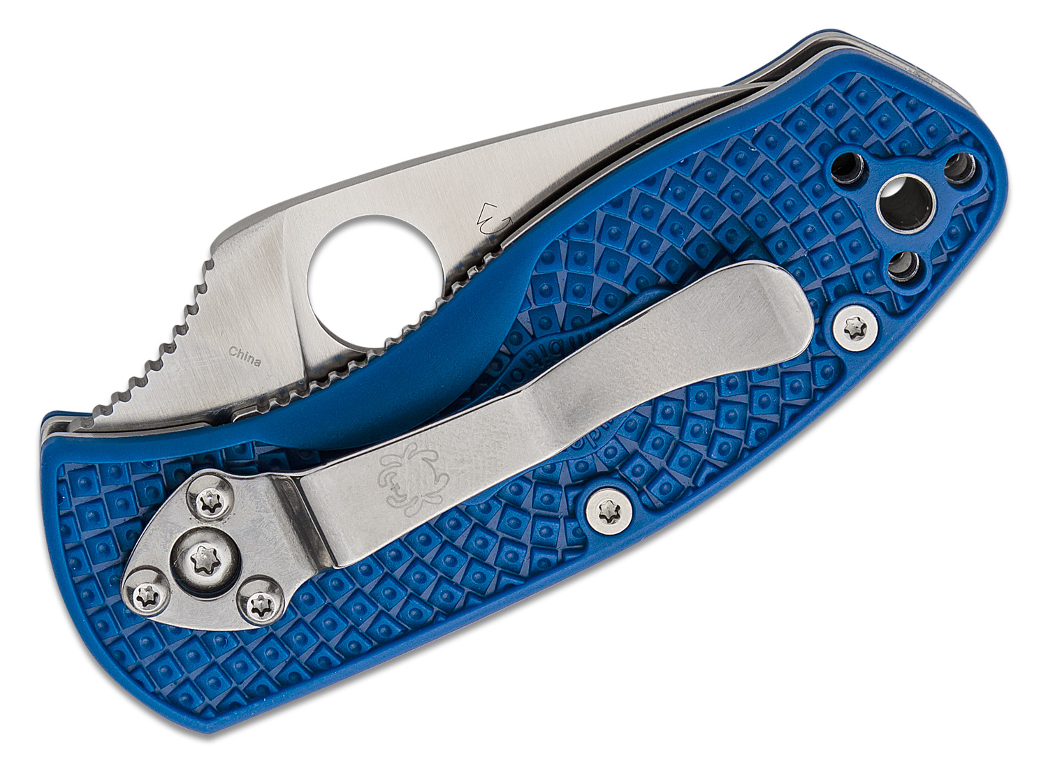 Spyderco Ambitious Lightweight Folding Knife 2.31" S35VN Satin Serrated ...
