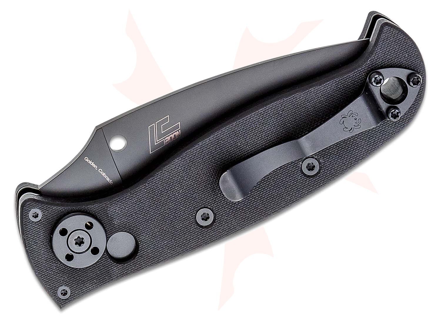 Spyderco Autonomy 2 AUTO Folding Knife 3.5" LC200N Black DLC Serrated ...