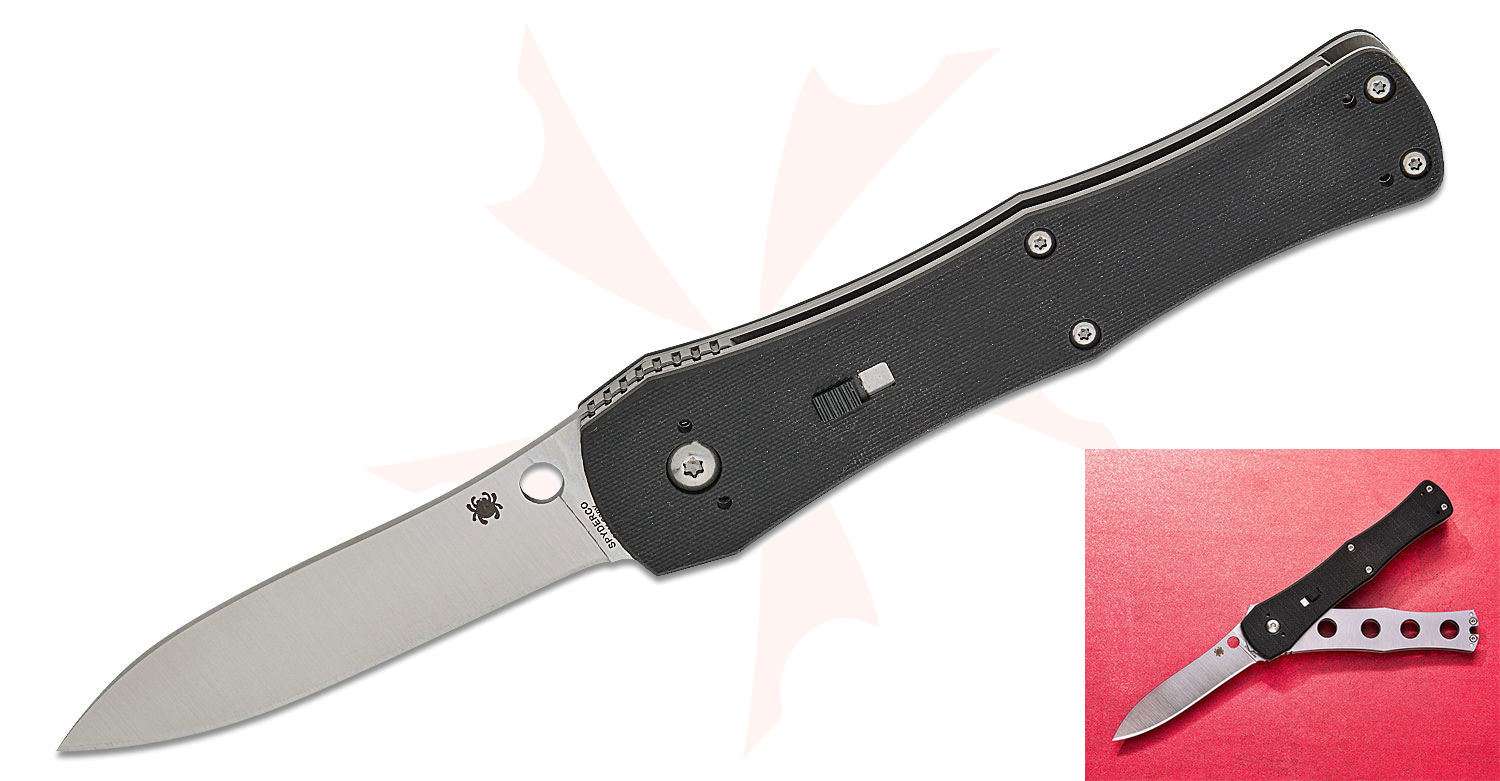 Spyderco C191GP JaniSong Slide Lock Folding Knife 3.28" S30V Satin ...