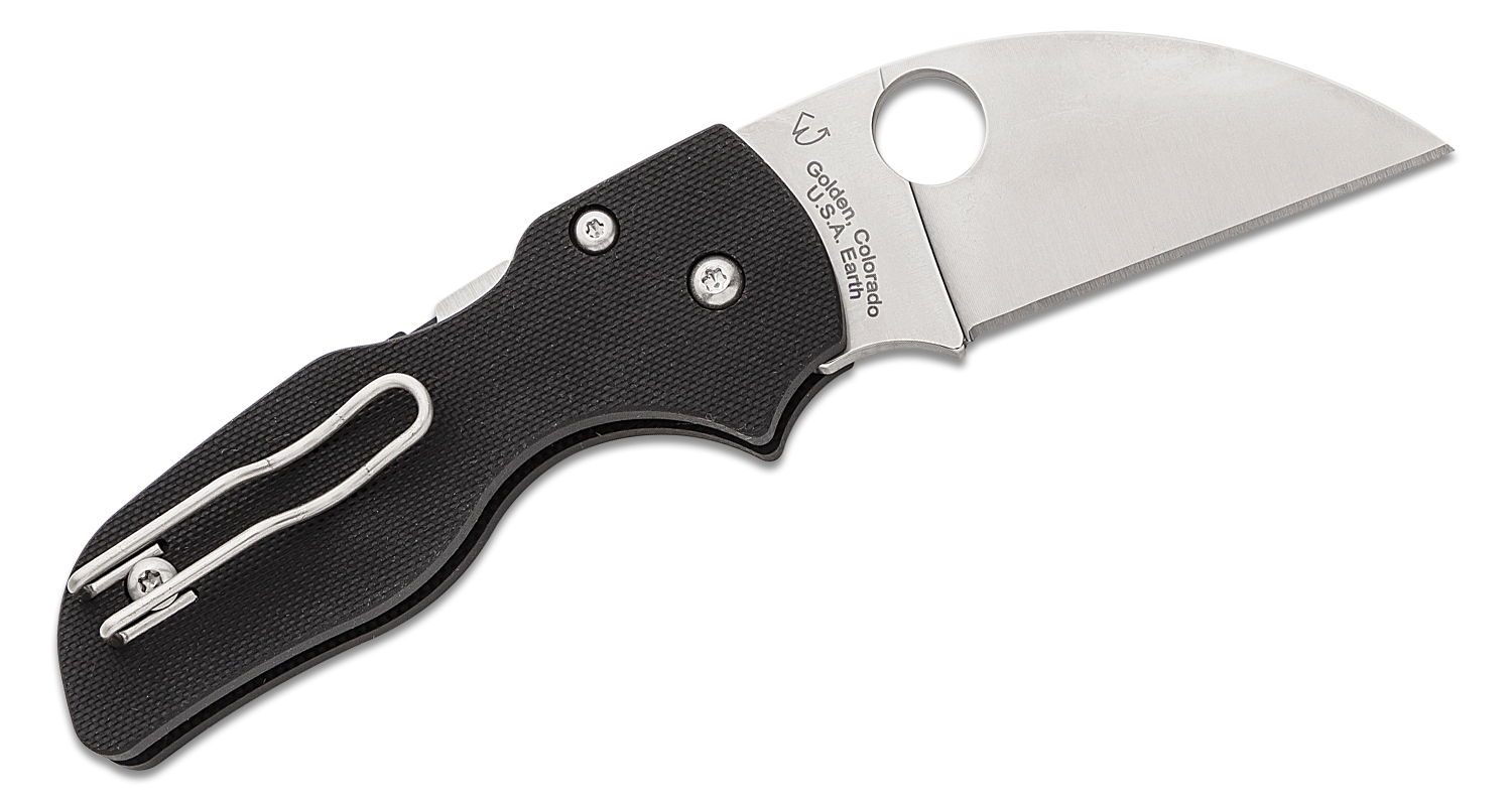 Spyderco Lil' Native Wharncliffe Compression Lock Folding Knife 2.44 ...