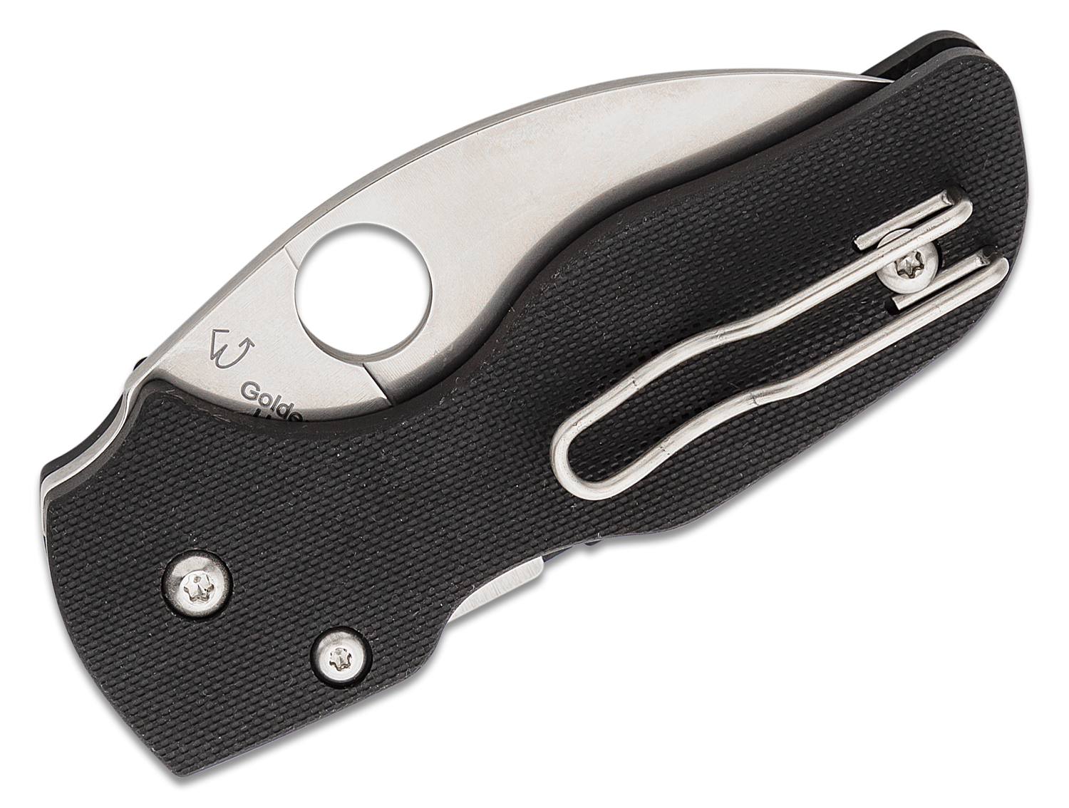 Spyderco Lil' Native Wharncliffe Compression Lock Folding Knife 2.44 ...
