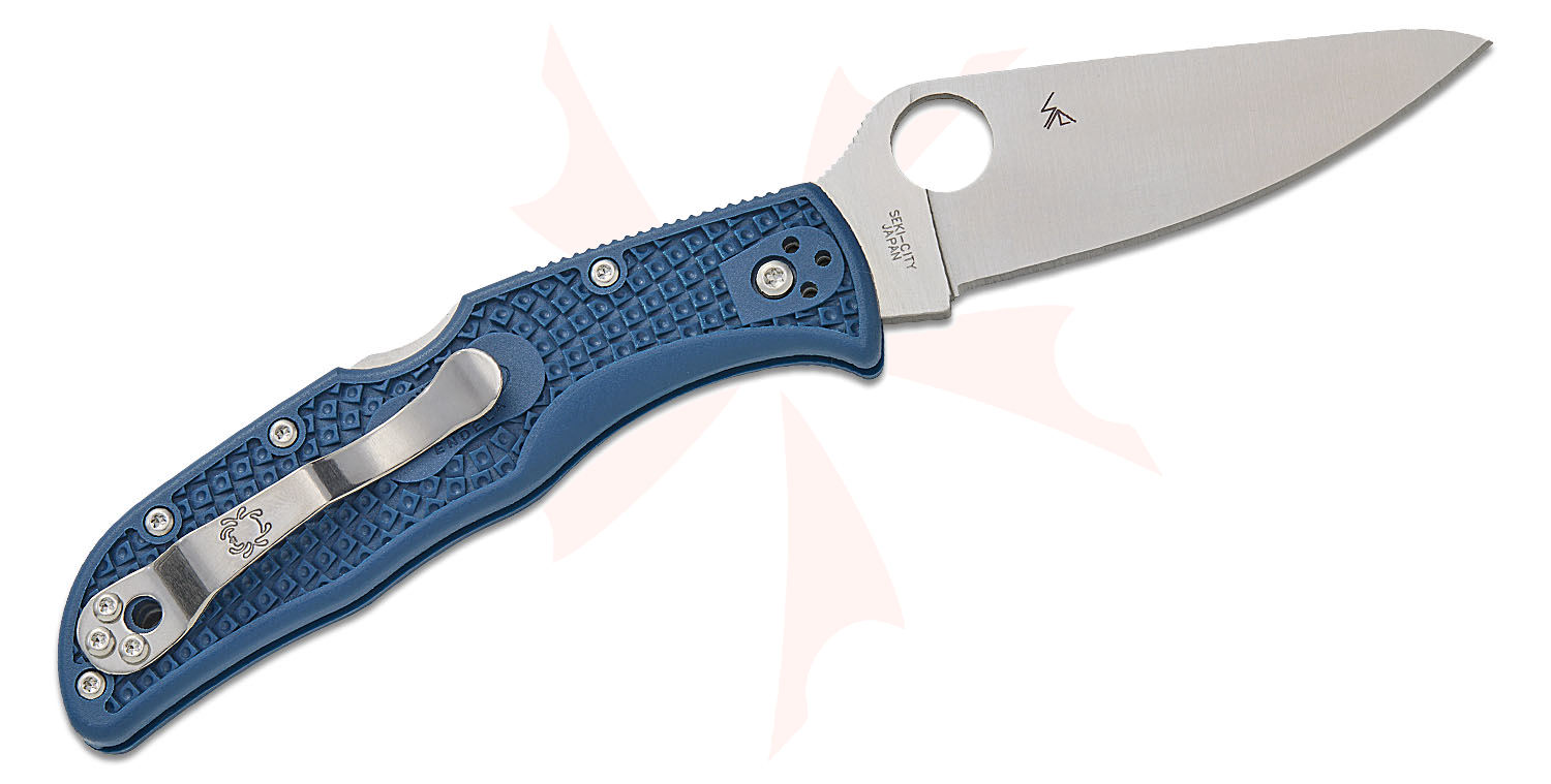 Spyderco Endela Lightweight Folding Knife 3.41" CPM-SPY27 Satin Plain ...