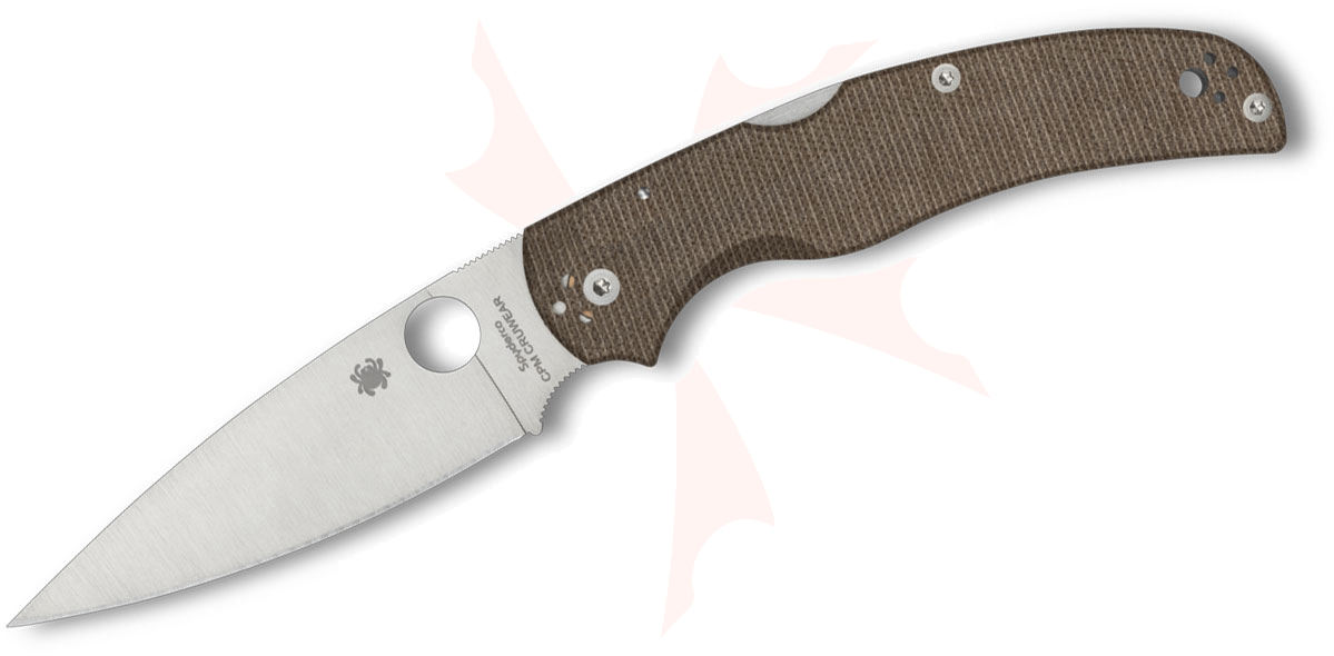 Spyderco Native Chief Lockback Folding Knife 4.02" CPM-CruWear Satin ...