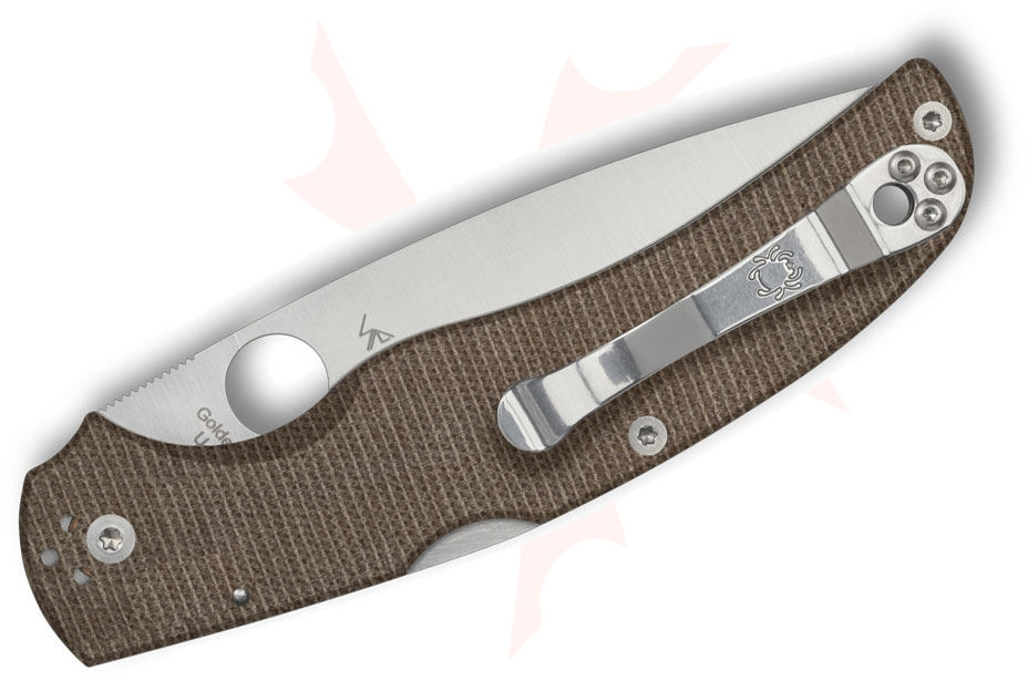Spyderco Native Chief Lockback Folding Knife 4.02" CPM-CruWear Satin ...