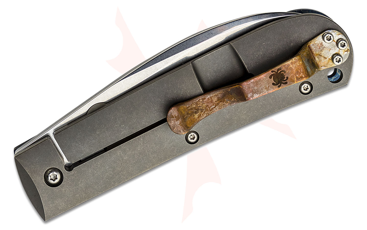 Customized Spyderco Marcin Slysz SwayBack Folding Knife 3.53" CTS-XHP ...
