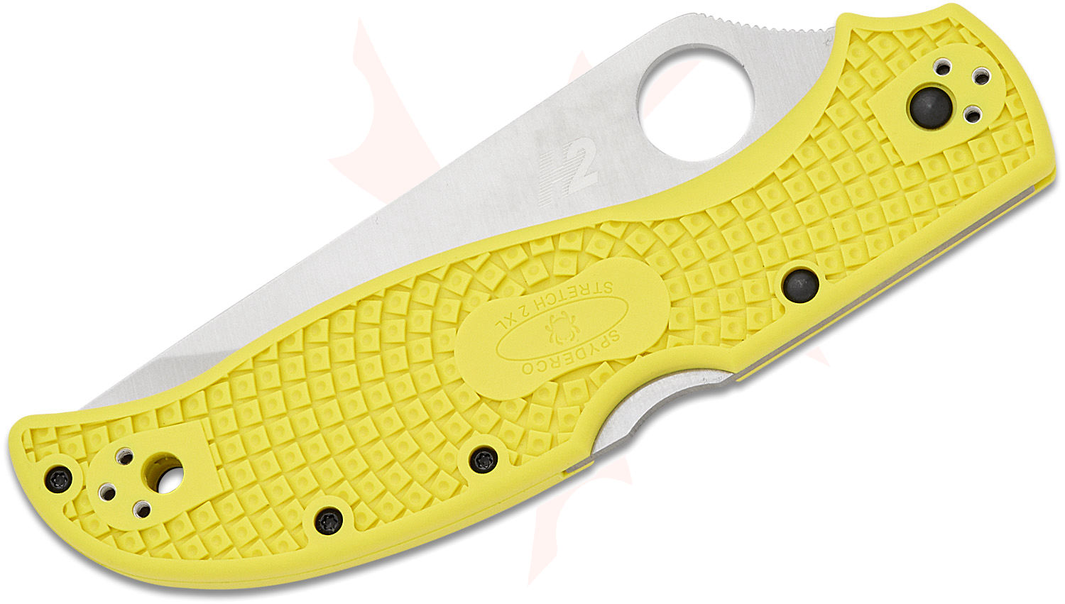 Spyderco Stretch 2 XL Lightweight Salt Folding Knife 3.99" H-2 Satin ...