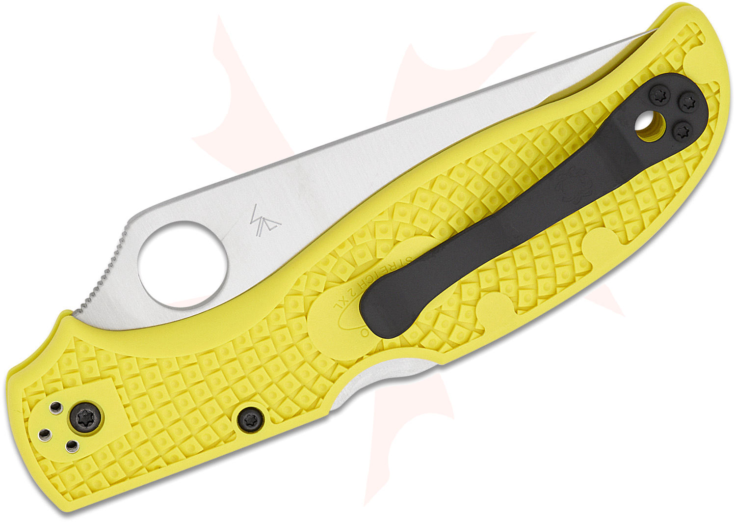 Spyderco Stretch 2 XL Lightweight Salt Folding Knife 3.99" H-2 Satin ...