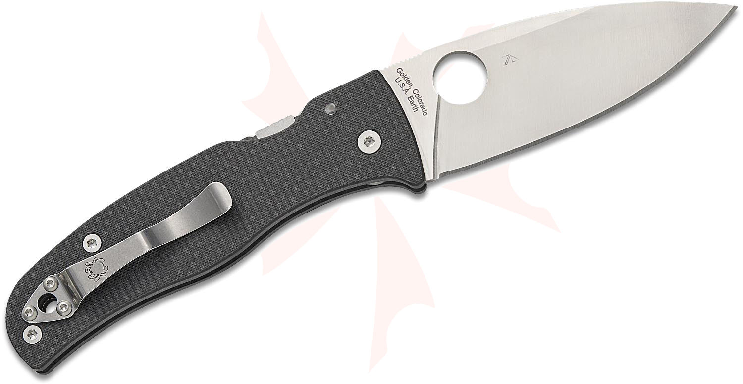 Spyderco Bodacious Sprint Run Compression Lock Folding Knife 3.63" CPM ...