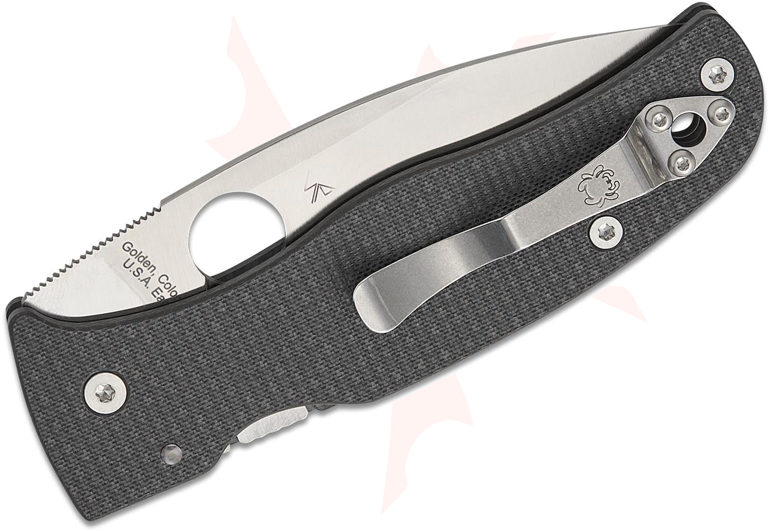Spyderco Bodacious Sprint Run Compression Lock Folding Knife 3.63" CPM ...