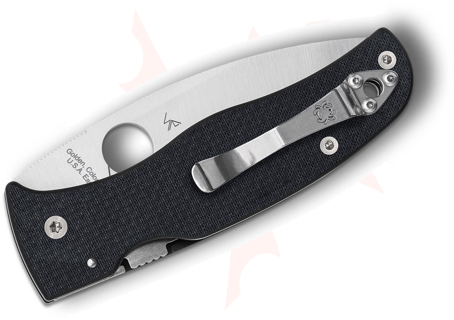 Spyderco Bodacious Sprint Run Compression Lock Folding Knife 3.63" CPM ...