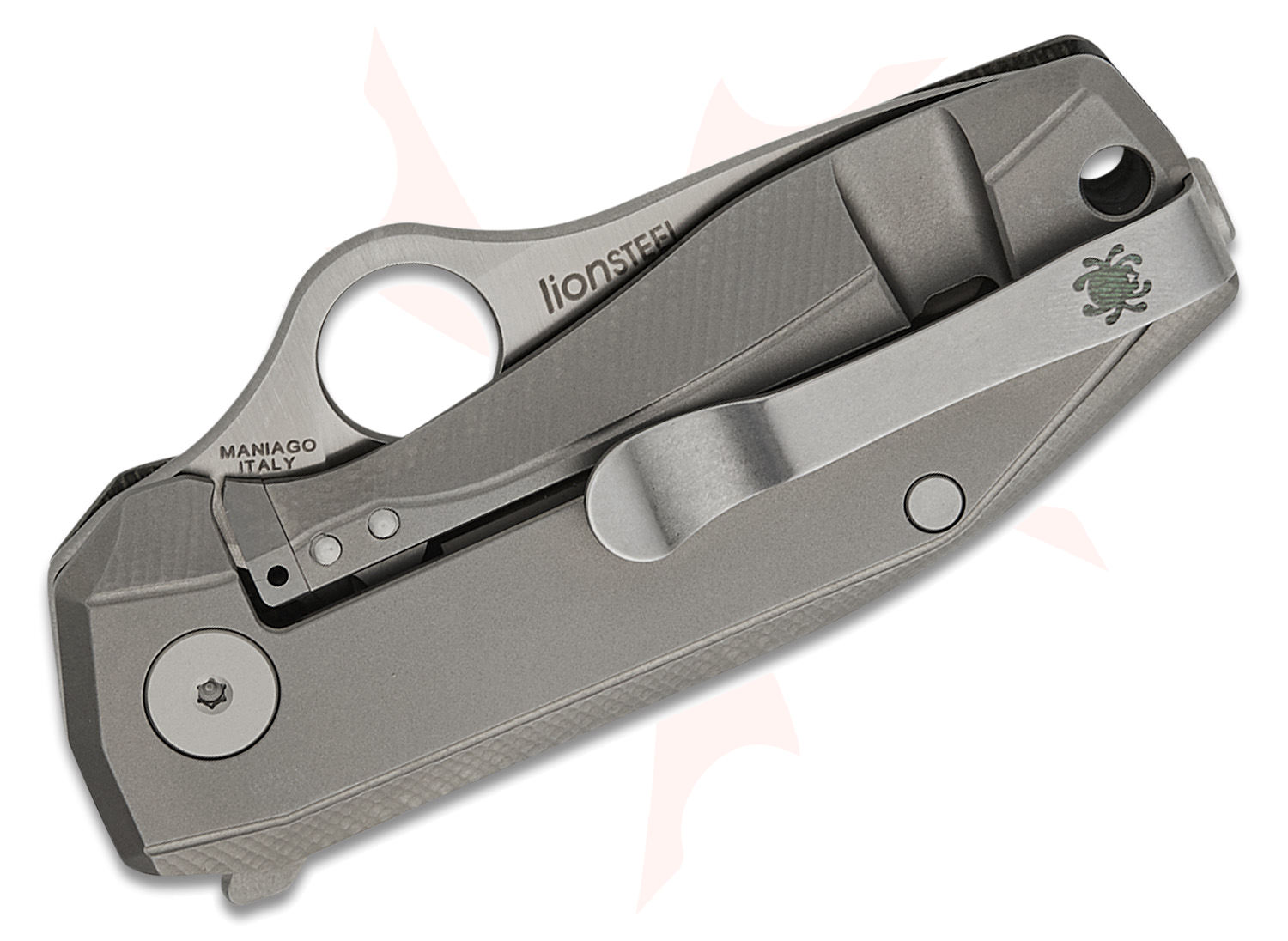 Spyderco/LionSteel SpyNano Flash Batch Frame Lock Flipper Knife 2.56 ...