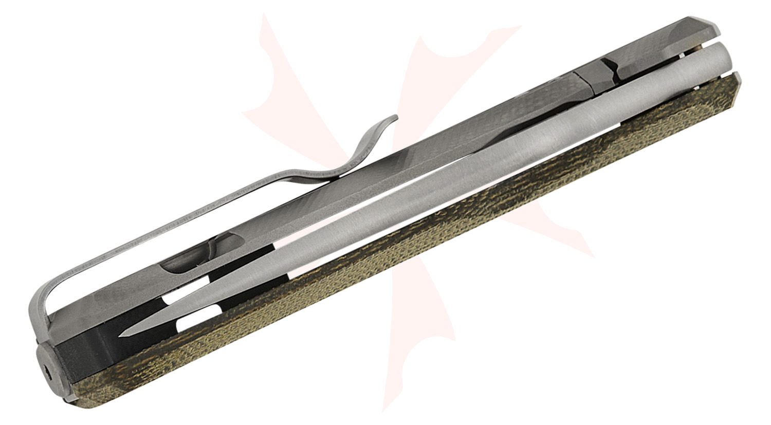 Spyderco/LionSteel SpyNano Flash Batch Frame Lock Flipper Knife 2.56 ...