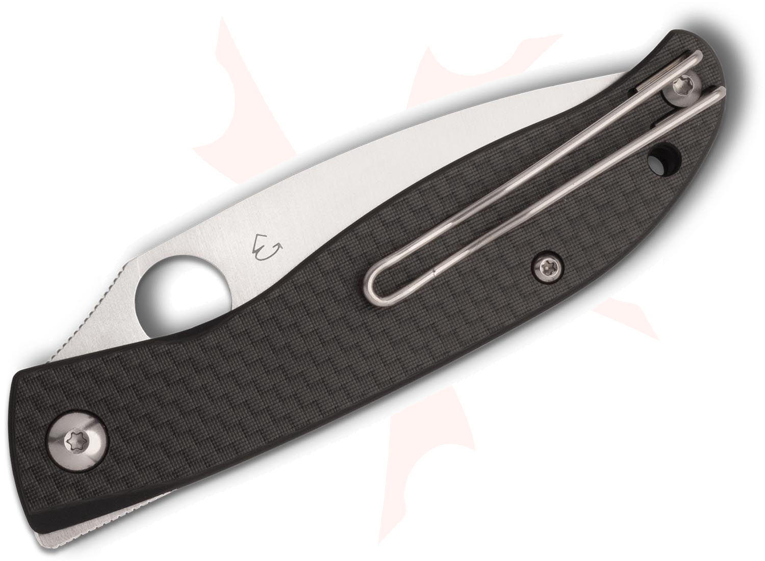 Spyderco Mantra 4 Liner Lock Front Flipper Knife 3.34" Satin Leaf ...