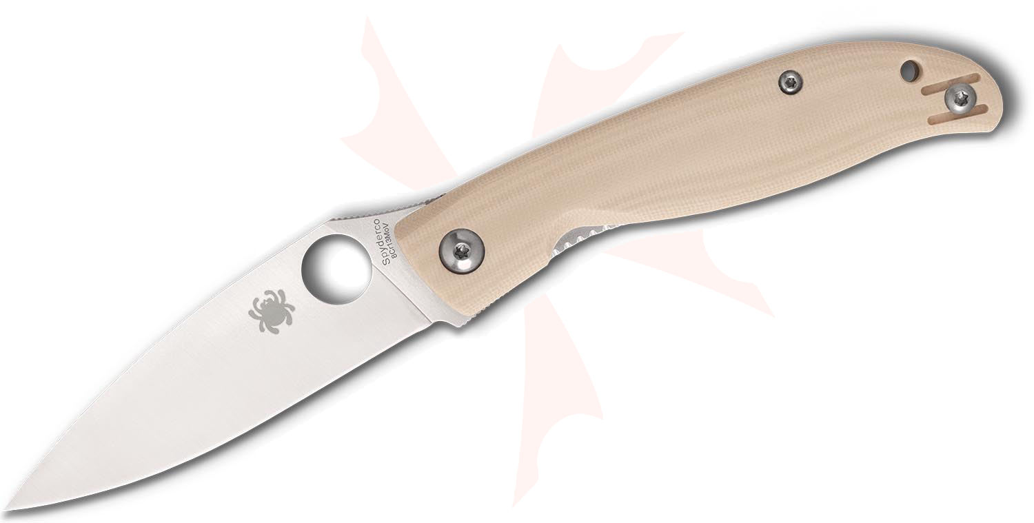 Spyderco Mantra 4 Liner Lock Front Flipper Knife 3.34" Satin Leaf ...