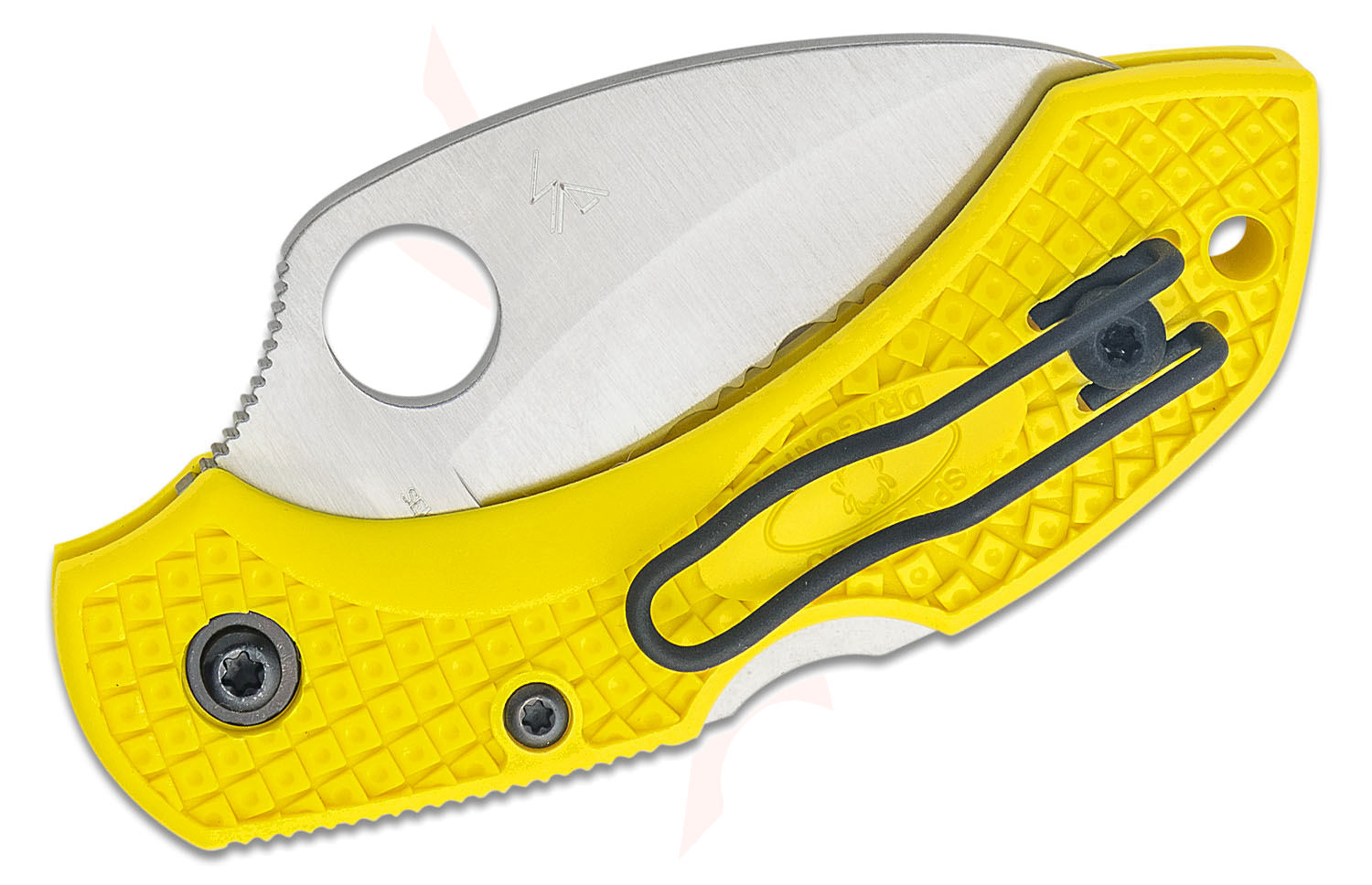 Spyderco Dragonfly 2 Hawkbill Salt Folding Knife 2.3" H2 Satin Serrated ...