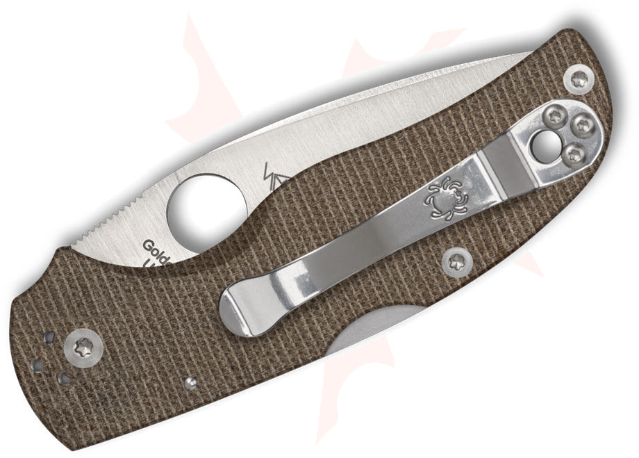 Spyderco Native 5 Lockback Folding Knife 2.95" CPM-CruWear Satin Plain ...