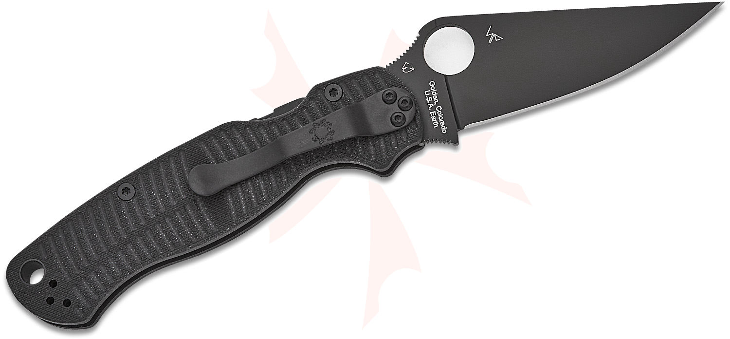 Spyderco Paramilitary 2 Salt Compression Lock Folding Knife 3.45" CPM ...
