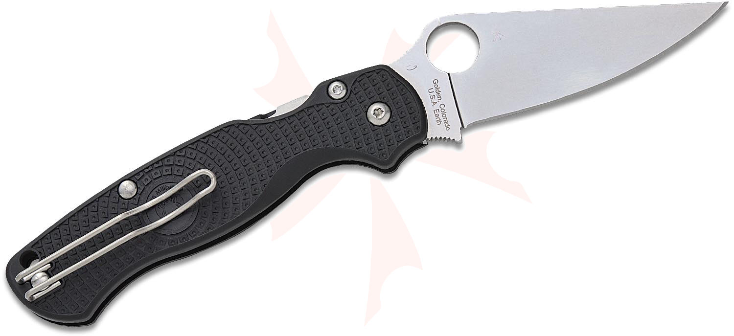 Spyderco Paramilitary 2 Lightweight Compression Lock Folding Knife 3.47 ...