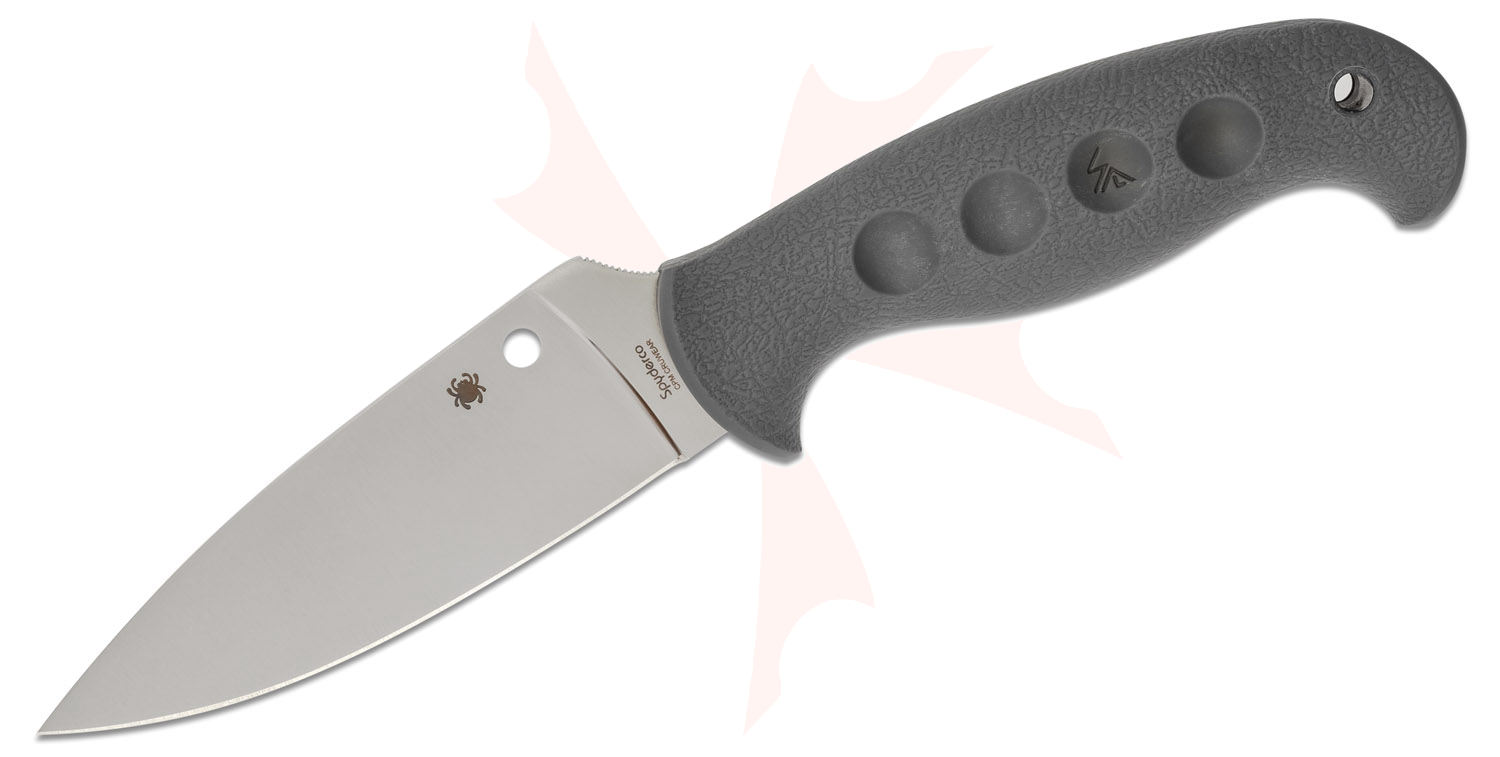 Spyderco FB05PGY Temperance Lightweight Sprint Run Fixed Blade Knife 4. ...