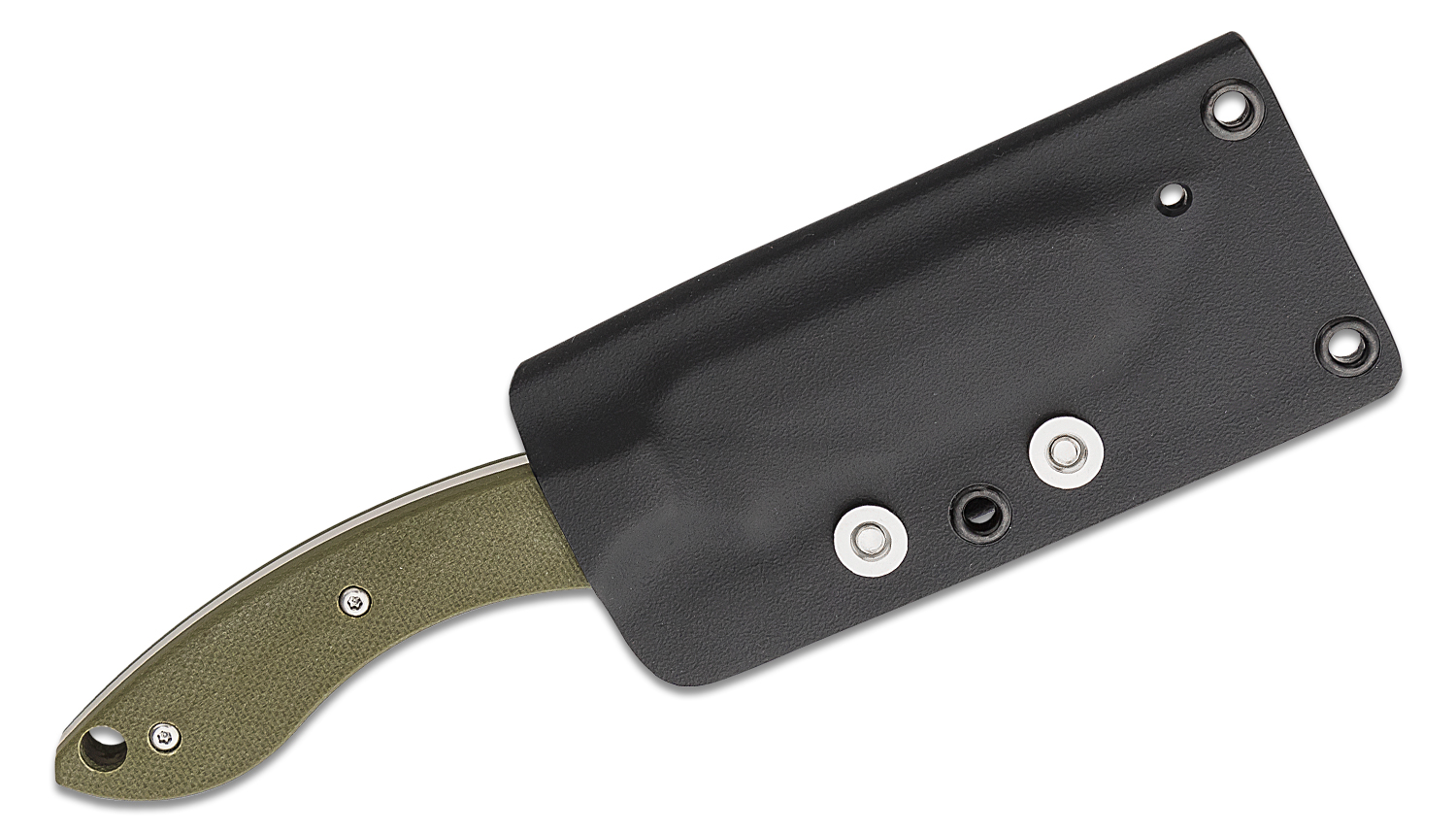 Spyderco Sjoerd Stok Bowie Fixed Blade Knife 2.95" Satin Plain Blade ...