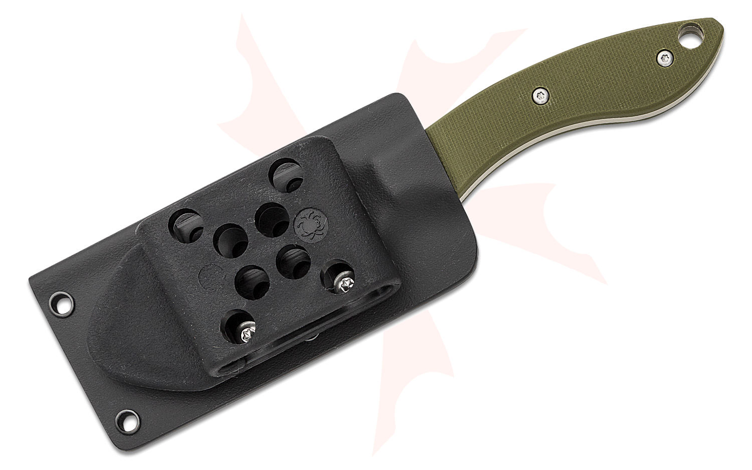 Spyderco Sjoerd Stok Drop Point Fixed Blade Knife 2.95" Satin Plain ...