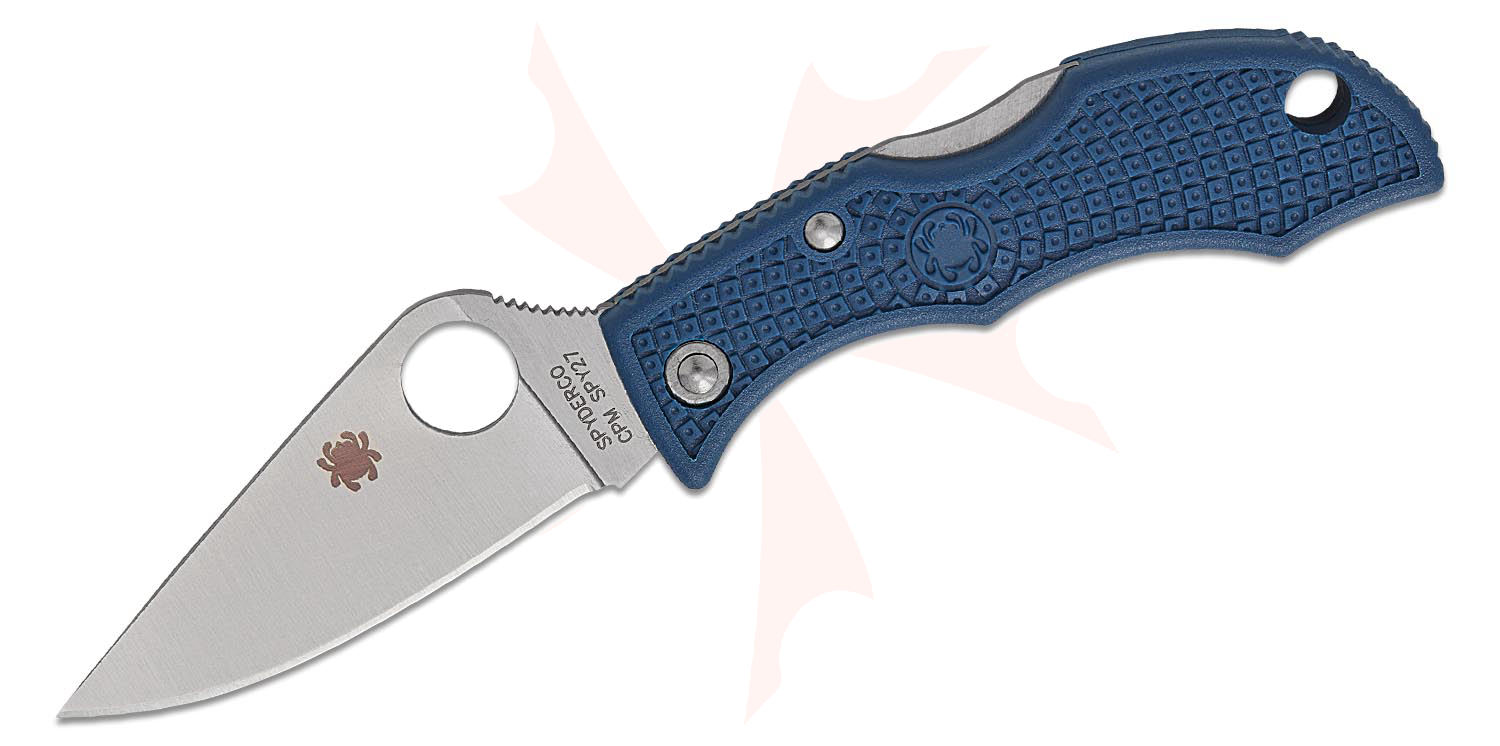 Spyderco Ladybug 3 Key Ring Folding Knife 1.9" CPM-SPY27 Satin Plain ...
