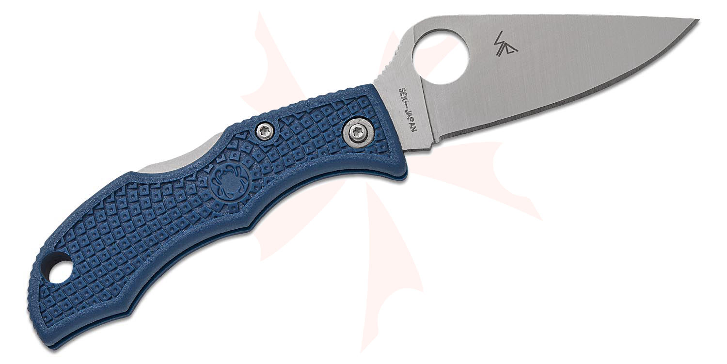 Spyderco Ladybug 3 Key Ring Folding Knife 1.9" CPM-SPY27 Satin Plain ...