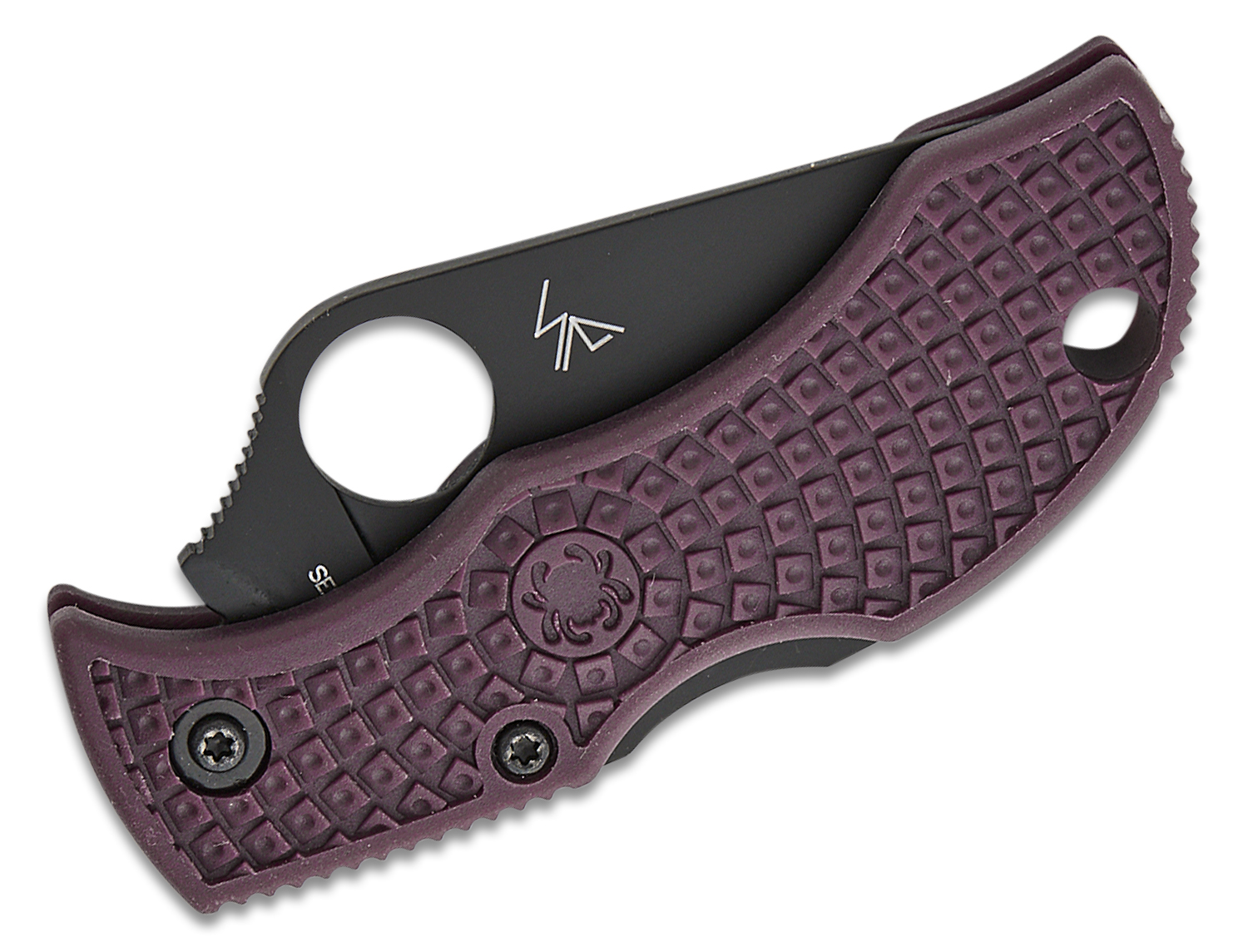 Spyderco Manbug Sprint Run Folding Knife 1.90" CTS-PD#1 Black Plain ...