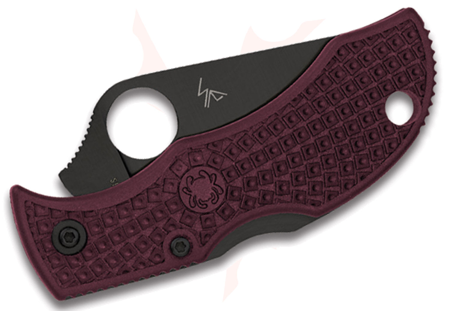 Spyderco Manbug Sprint Run Folding Knife 1.90" CTS-PD#1 Black Plain ...