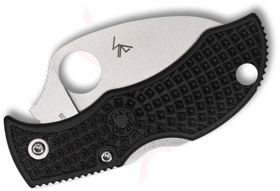 Spyderco Manbug Lockback Folding Knife 1.84" VG10 Satin Hawkbill ...