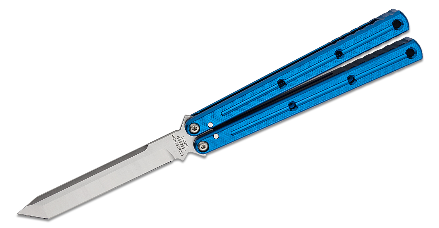 Squid Industries Krake Raken V3 Balisong Butterfly Knife 4.5" AEB-L ...