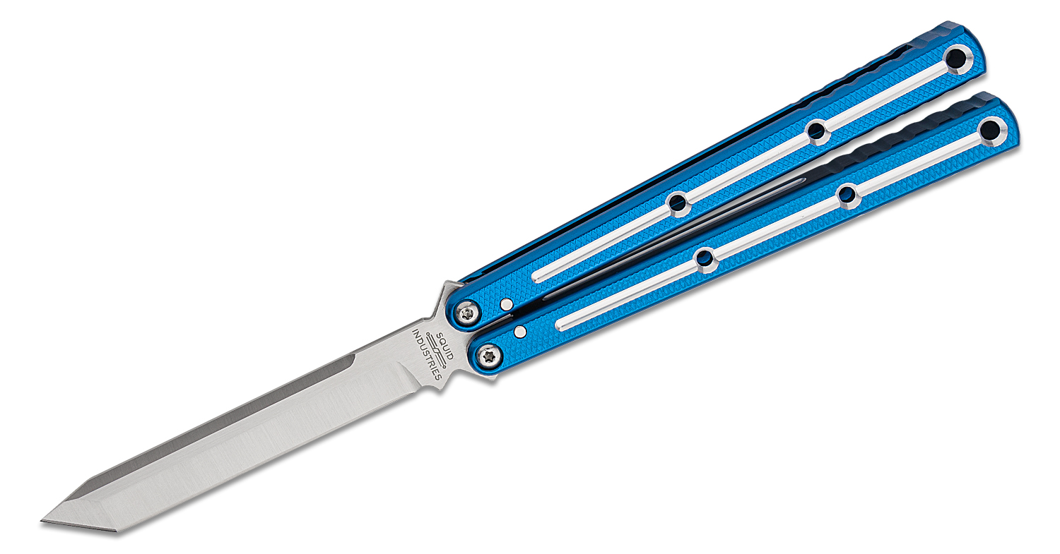 Squid Industries Krake Raken V3 Balisong Butterfly Knife 4.5" AEB-L ...