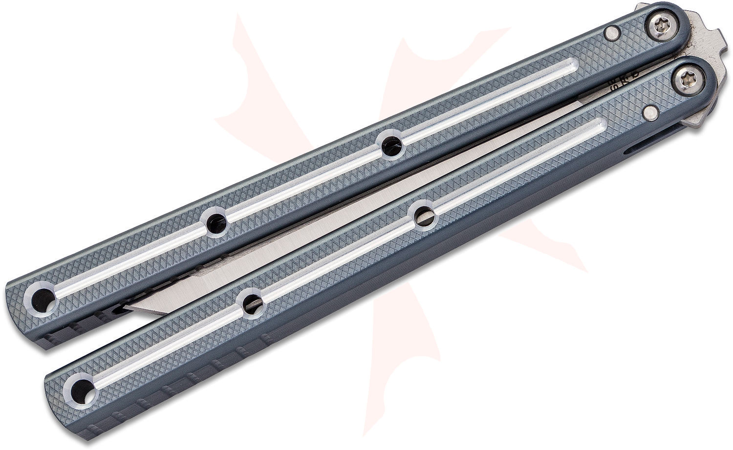 Squid Industries Krake Raken Balisong Butterfly Knife 4.5" AEB-L Satin ...