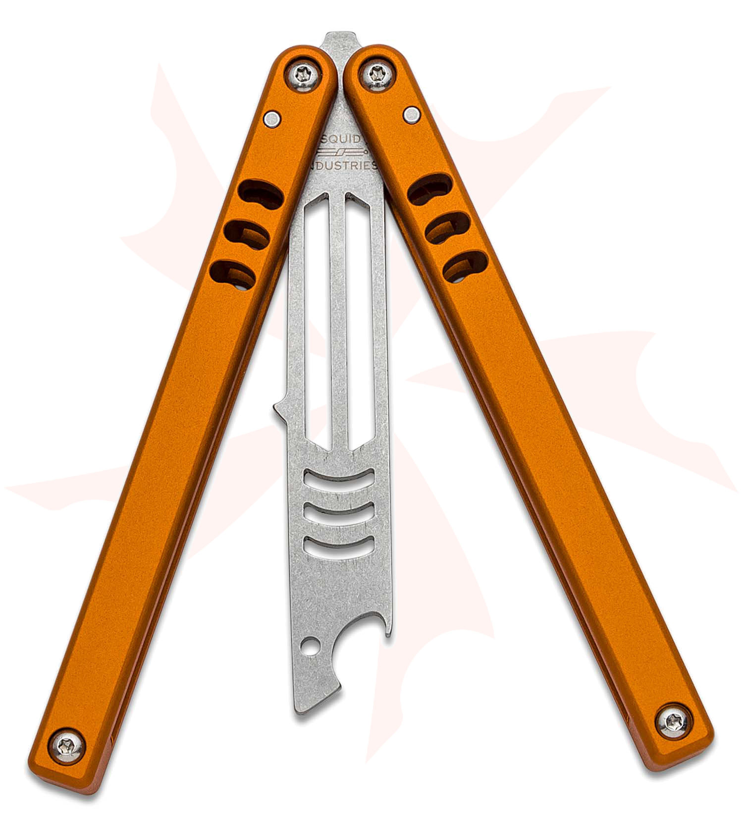 Squid Industries Mako V4.5 Bottle Opener Balisong Butterfly Trainer 4. ...