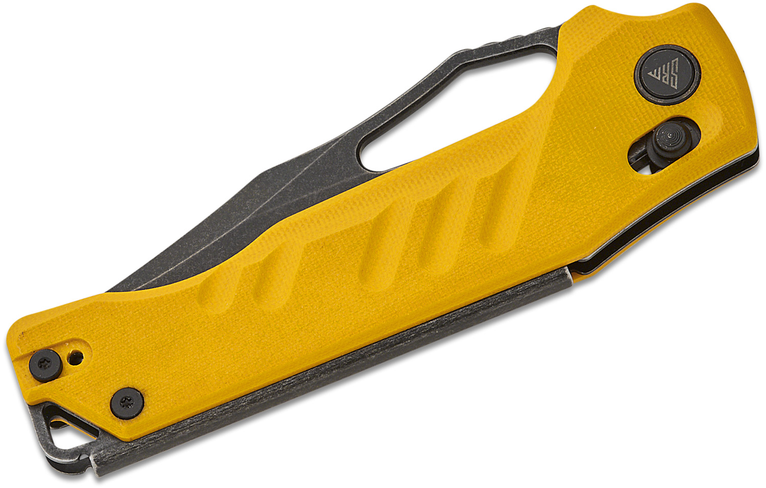 SRM Knives 238X-GY Ambi-Lock Folding Knife 3.62" D2 Black Stonewash ...