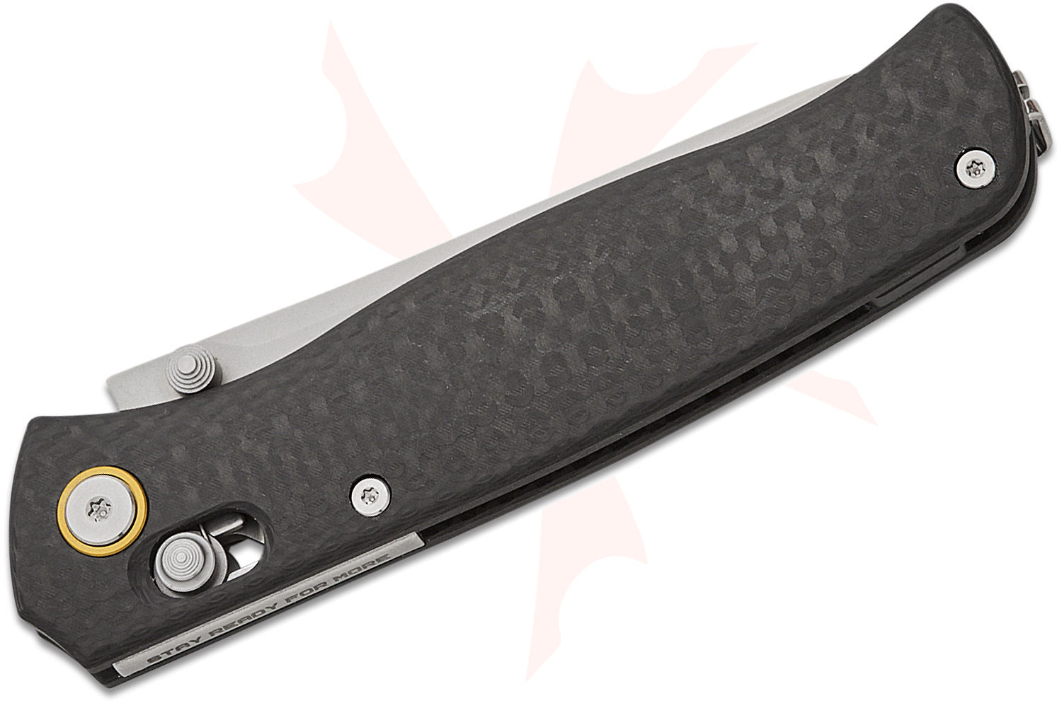 SRM Knives 255L-CB2 Ambi-Lock Folding Knife 3.2" 3-Layer Composite Bead ...