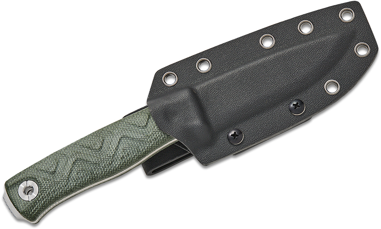 SRM Knives 702T-MP Fixed Blade Knife 3.89" 14C28N Stonewashed Scandi ...