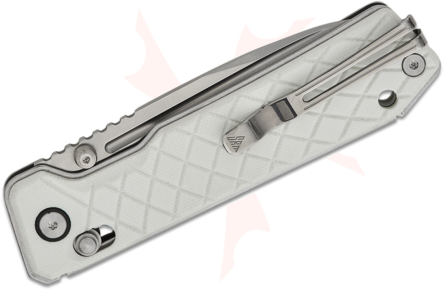 SRM Knives 7228B-GT Large Rubik Ambi-Lock Folding Knife 3.4" Satin Drop ...