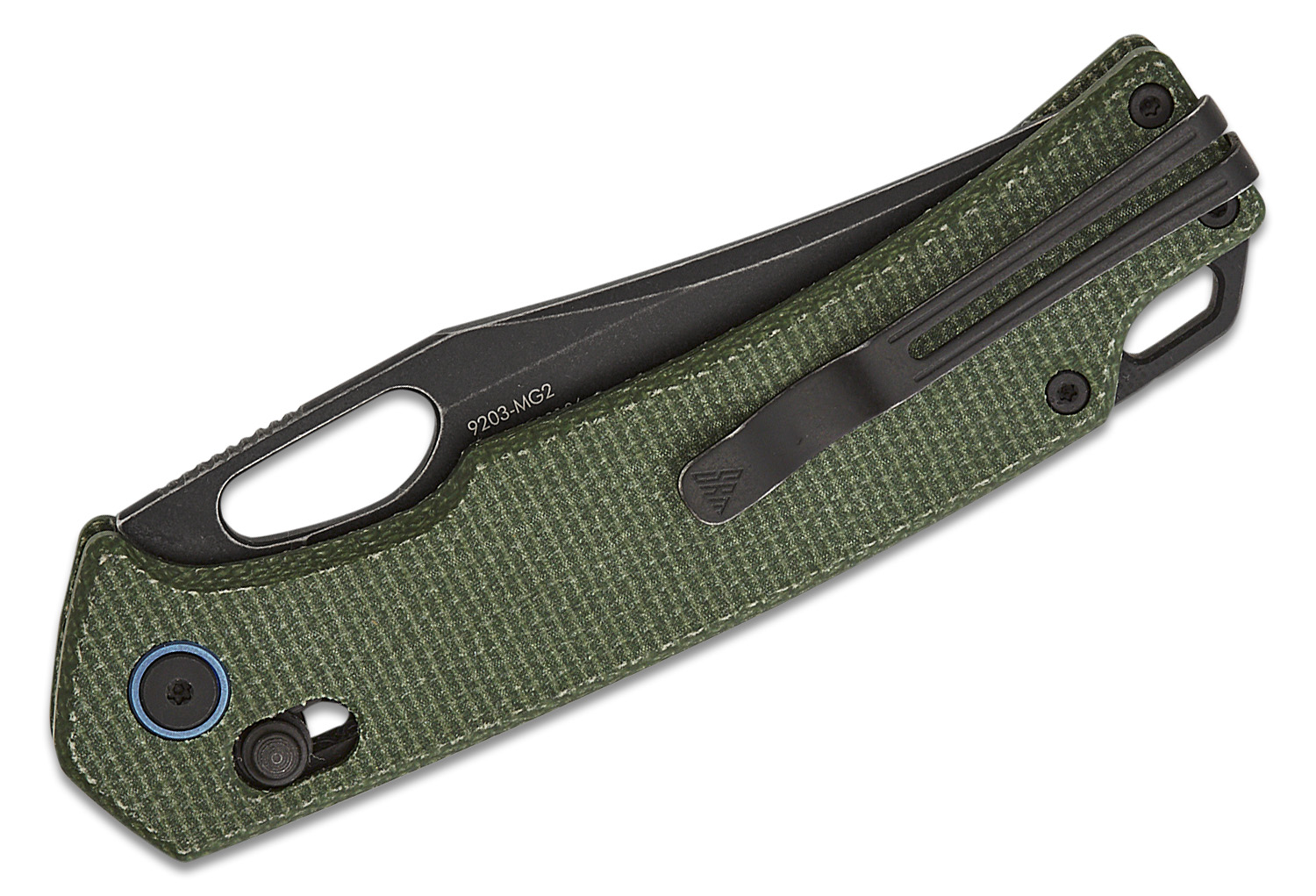 SRM Knives 9203-MG2 Ambi-Lock Folding Knife 3.54" 10Cr15CoMoV Black ...